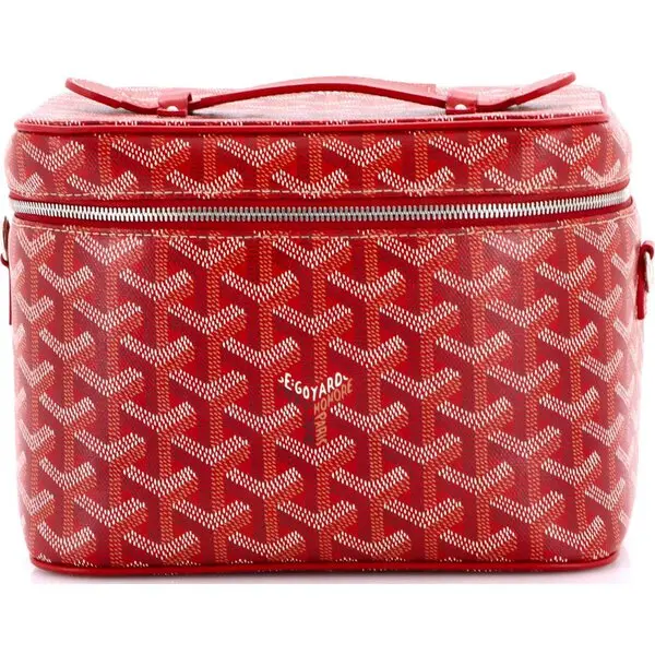Goyard Muse Vanity Case Coated Canvas - Red