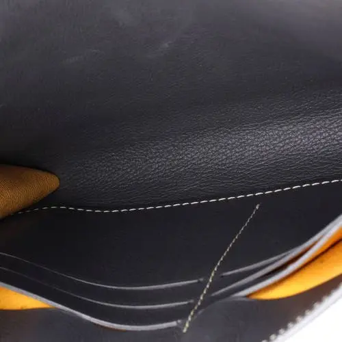 Goyard Chypre Wallet On Strap Coated Canvas With Leather