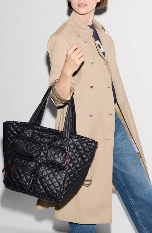 Mz Wallace Medium Metro Travel Tote - Black