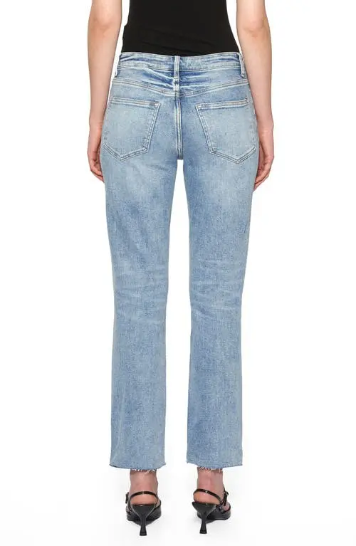 BAYEAS High Waist Ripped Straight Leg Jeans