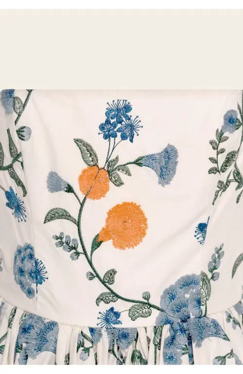 Agua Bendita Mielero Midi Brisa Midi Dress