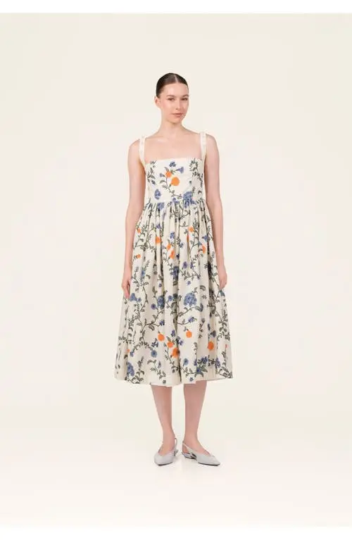 Agua Bendita Mielero Midi Brisa Midi Dress