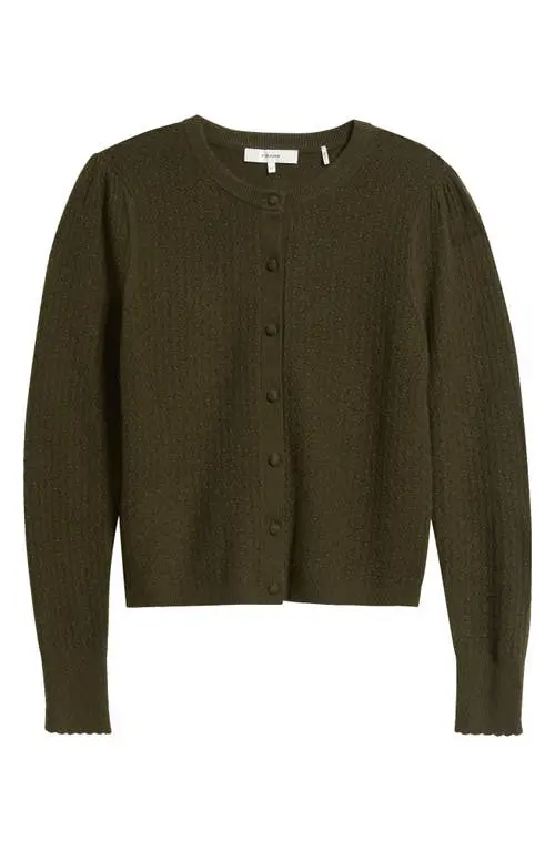 FRAME Honeycomb Cashmere Cardigan