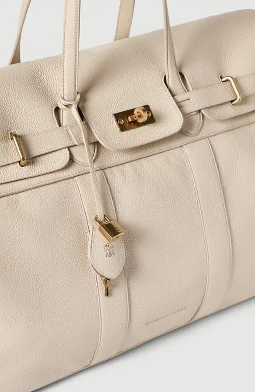 Brunello Cucinelli Explorer Travel Bag In Deerskin