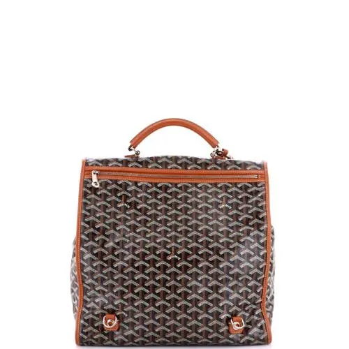 Goyard Saint Leger Briefcase Backpack Coated Canvas