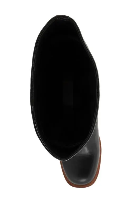 Eos Gauchicas Leather Knee-high Boots - Ash
