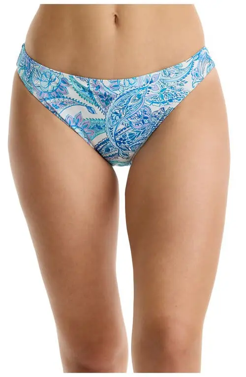 GOTTEX Boho Bloom Classic Mid Rise Swim Bottom - Blue-multi