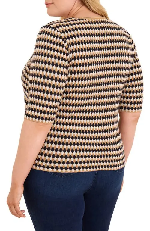 NIC+ZOE Jacquard Sweater