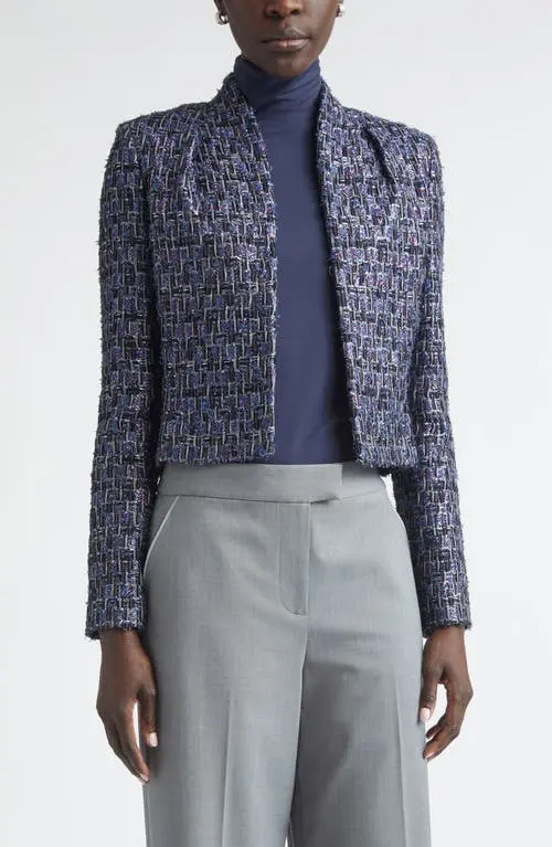 St. John Monmartre Sequin Tweed Jacket