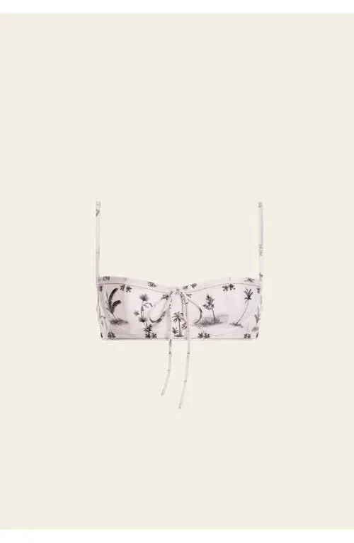 Agua Bendita Libertad Arena Bikini Top - Ivory