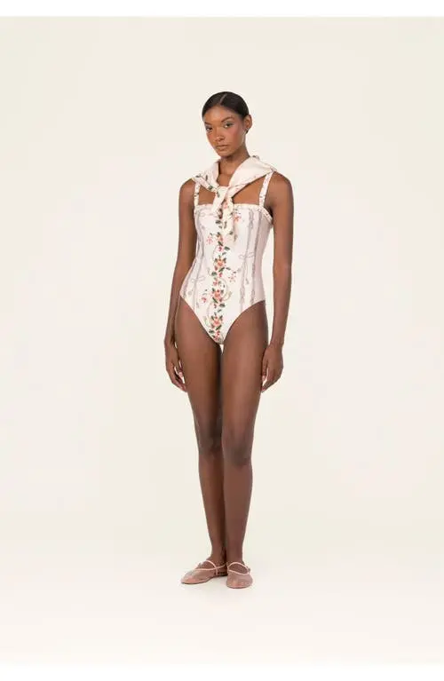 Agua Bendita Ceiba Navegante Scarf - Ivory