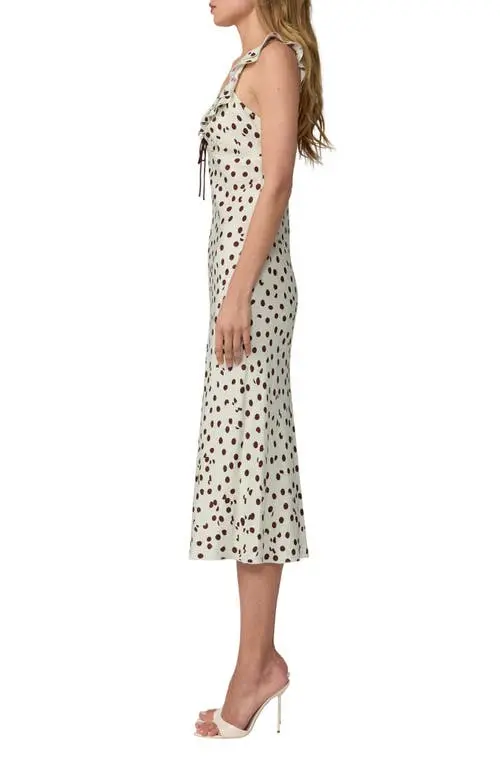 Diane Von Furstenberg Christina Polka Dot Midi Dress