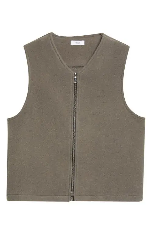 RIER Riek Wool Fleece Zip Vest