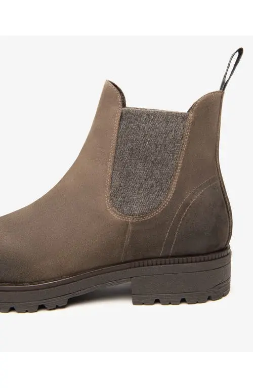 NEROGIARDINI Chelsea Boot - Dark Taupe
