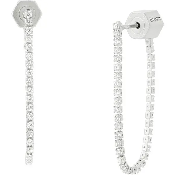 ALLSAINTS Crystal Front To Back Earrings