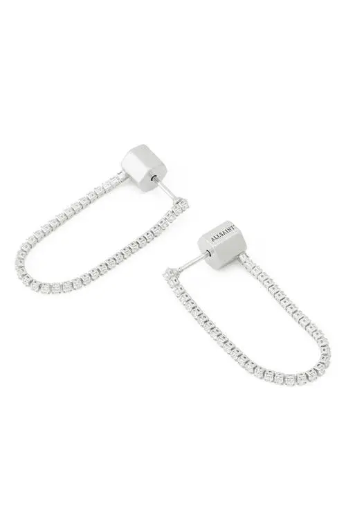 ALLSAINTS Crystal Front To Back Earrings