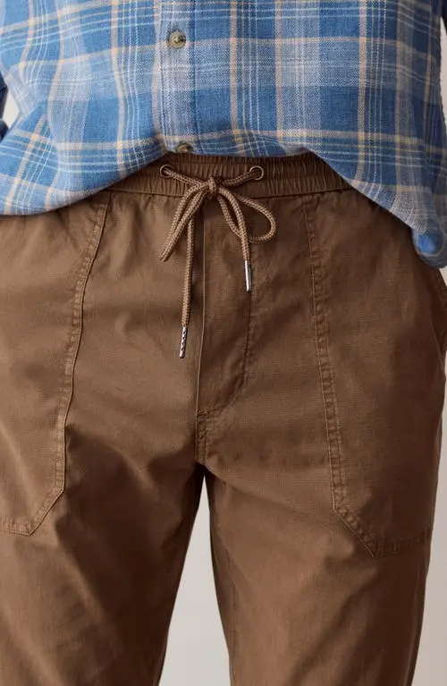 Marine Layer Saturday Straight Leg Camp Pants - Tobacco