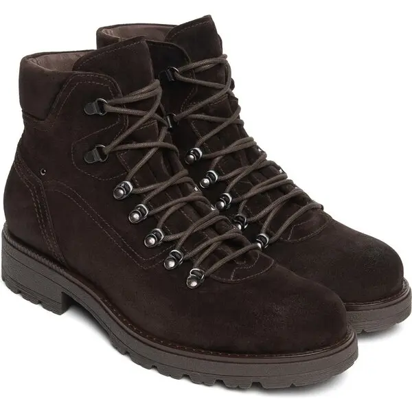 NEROGIARDINI Hiker Leather Boot - Chocolate