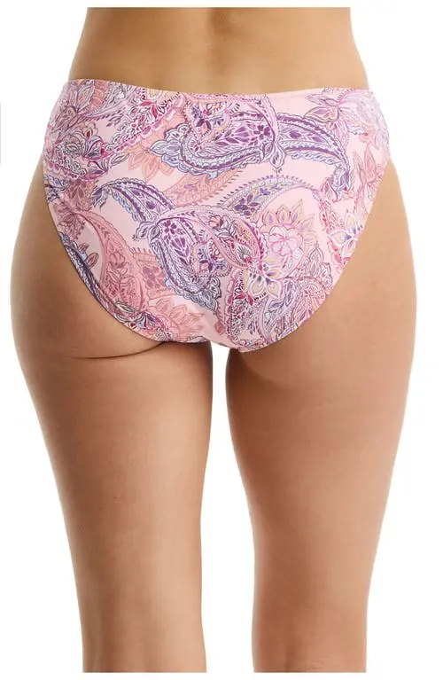 GOTTEX Boho Bloom Mid Rise Swim Bottom - Pink-multi