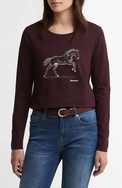 Barbour Rosamund Horse Graphic T-shirt