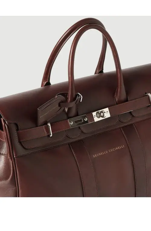 Brunello Cucinelli Calfskin Country Bag