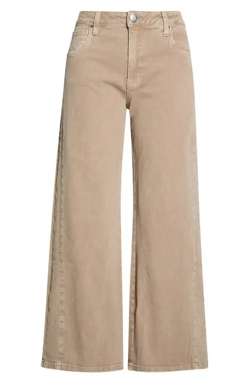 Kut From The Kloth Meg High Waist Wide Leg Jeans - Milk Tea