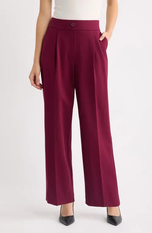 Anne Klein Pleated Wide Leg Pants