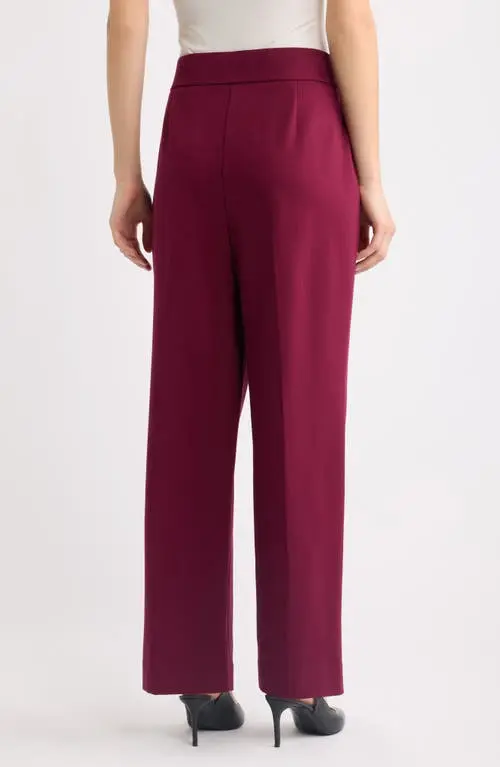 Anne Klein Pleated Wide Leg Pants