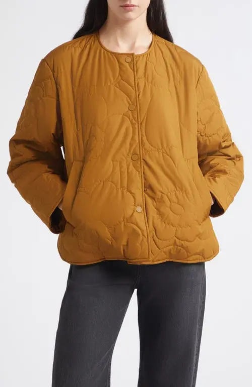 Marimekko Unikko Quilted Jacket - Brown