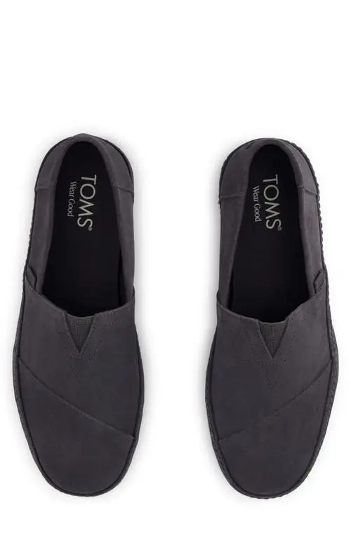 Toms Alpargata Premium Slip On - Dark Grey