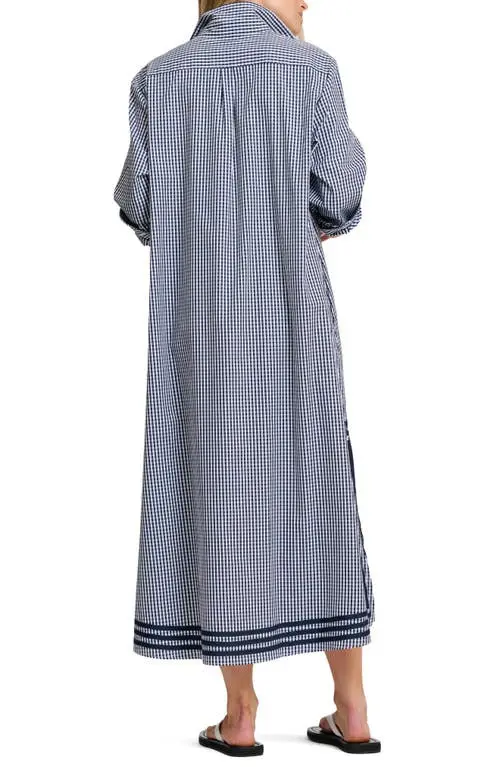 SHIRTY Pippa A-line Gingham Shirtdress