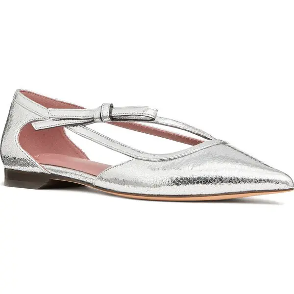 Kate Spade New York Loop Pointed Toe Leather Flat