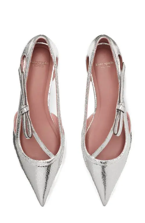 Kate Spade New York Loop Pointed Toe Leather Flat