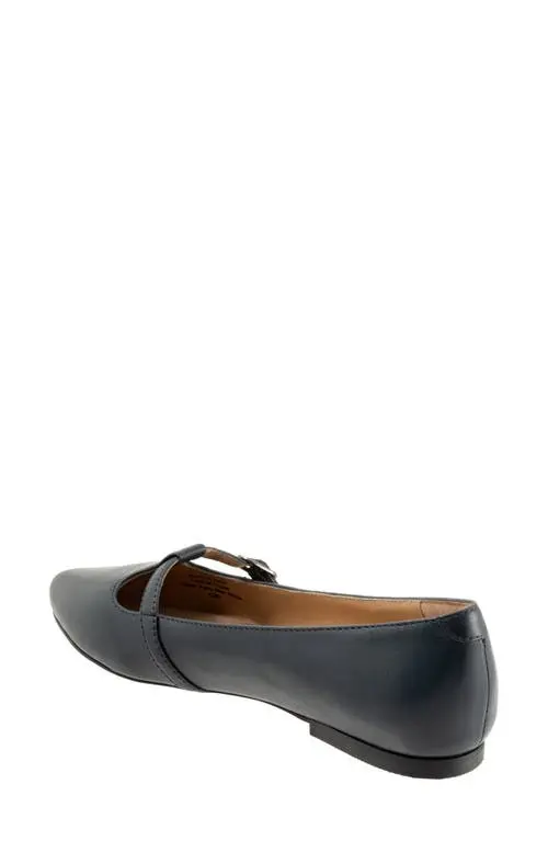 Trotters Evie Mary Jane Flat - Navy