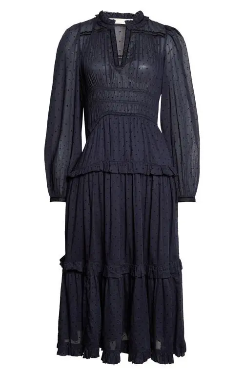 Ulla Johnson Ardelle Dotted Cotton Midi Dress