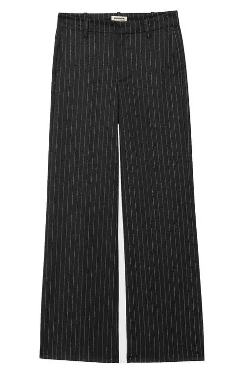 Zadig&Voltaire Panol Tailleur Pinstriped Pants