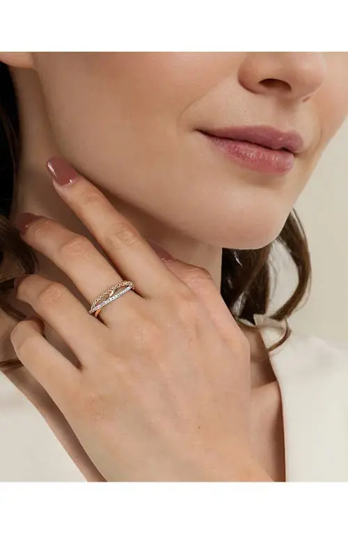 GABRIEL & CO. Bujukan Stacked Ring