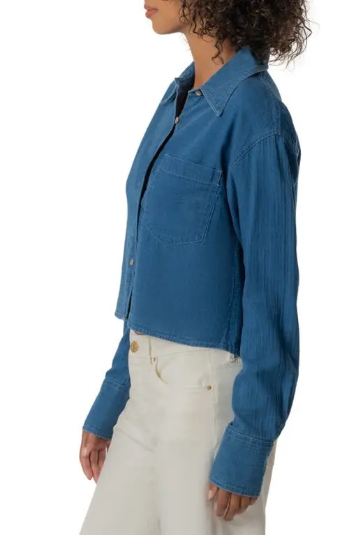 Kut From The Kloth Alyssa Crop Shirt