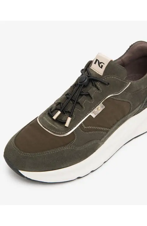 NEROGIARDINI Bungee Sneaker - Olive