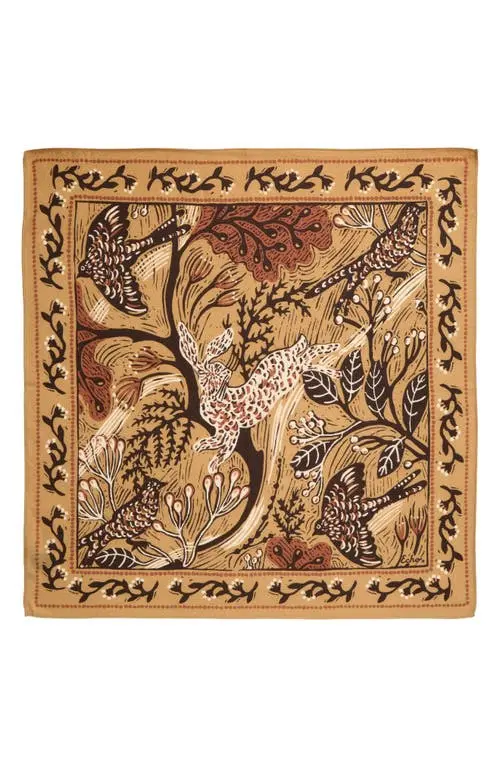 Echo Nature Walk Silk Bandana - Pebble