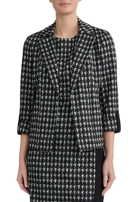 KASPER Open Front Seamed Jacket