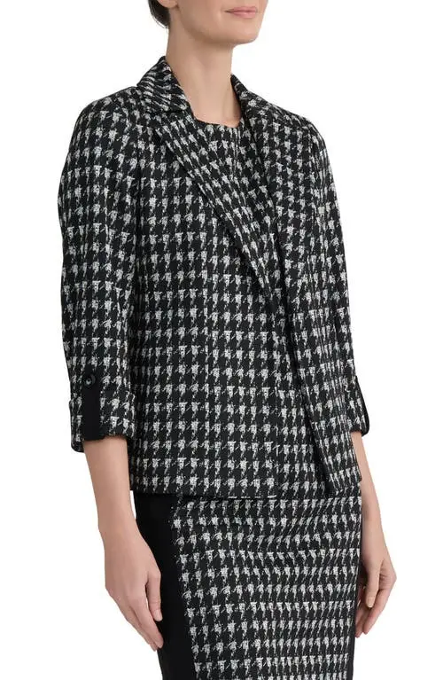 KASPER Open Front Seamed Jacket