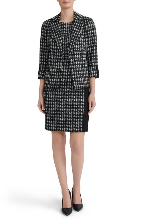 KASPER Open Front Seamed Jacket