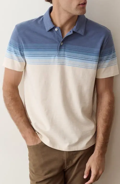 Marine Layer Luxe Slub Organic Cotton Pocket Polo
