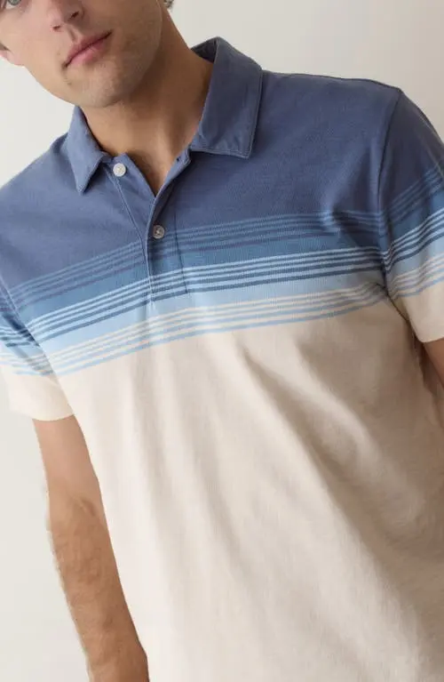 Marine Layer Luxe Slub Organic Cotton Pocket Polo
