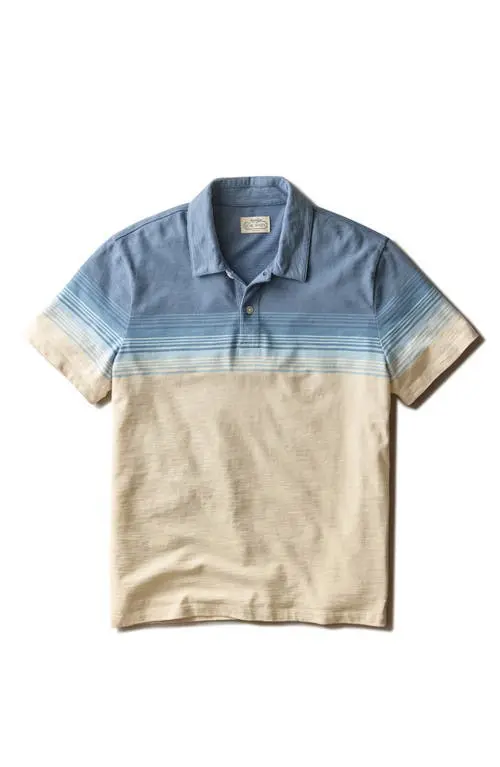 Marine Layer Luxe Slub Organic Cotton Pocket Polo