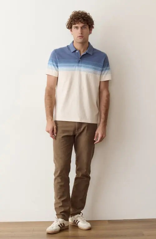 Marine Layer Luxe Slub Organic Cotton Pocket Polo