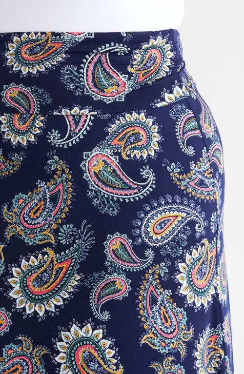 Loveappella Printed Maxi Skirt