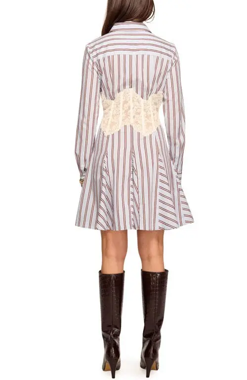 Ramy Brook Wren Lace Bodice Shirtdress