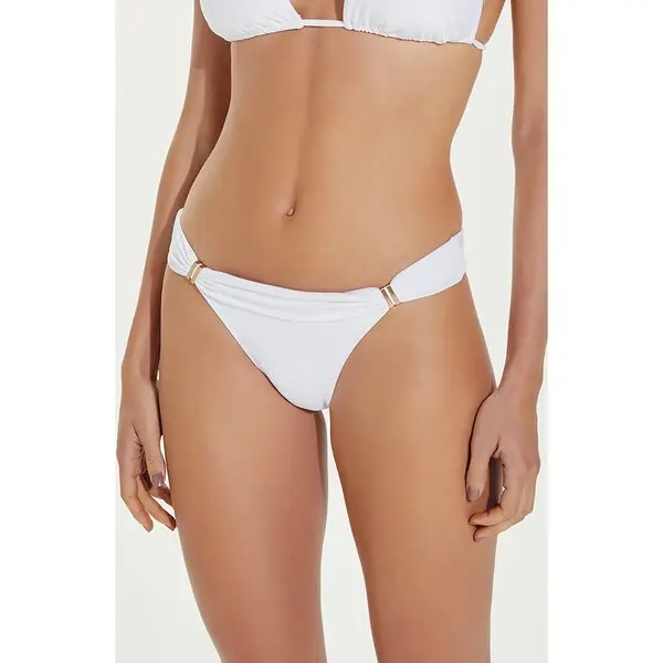 VIX PAULA HERMANNY Bia Tube Bikini Bottoms - White